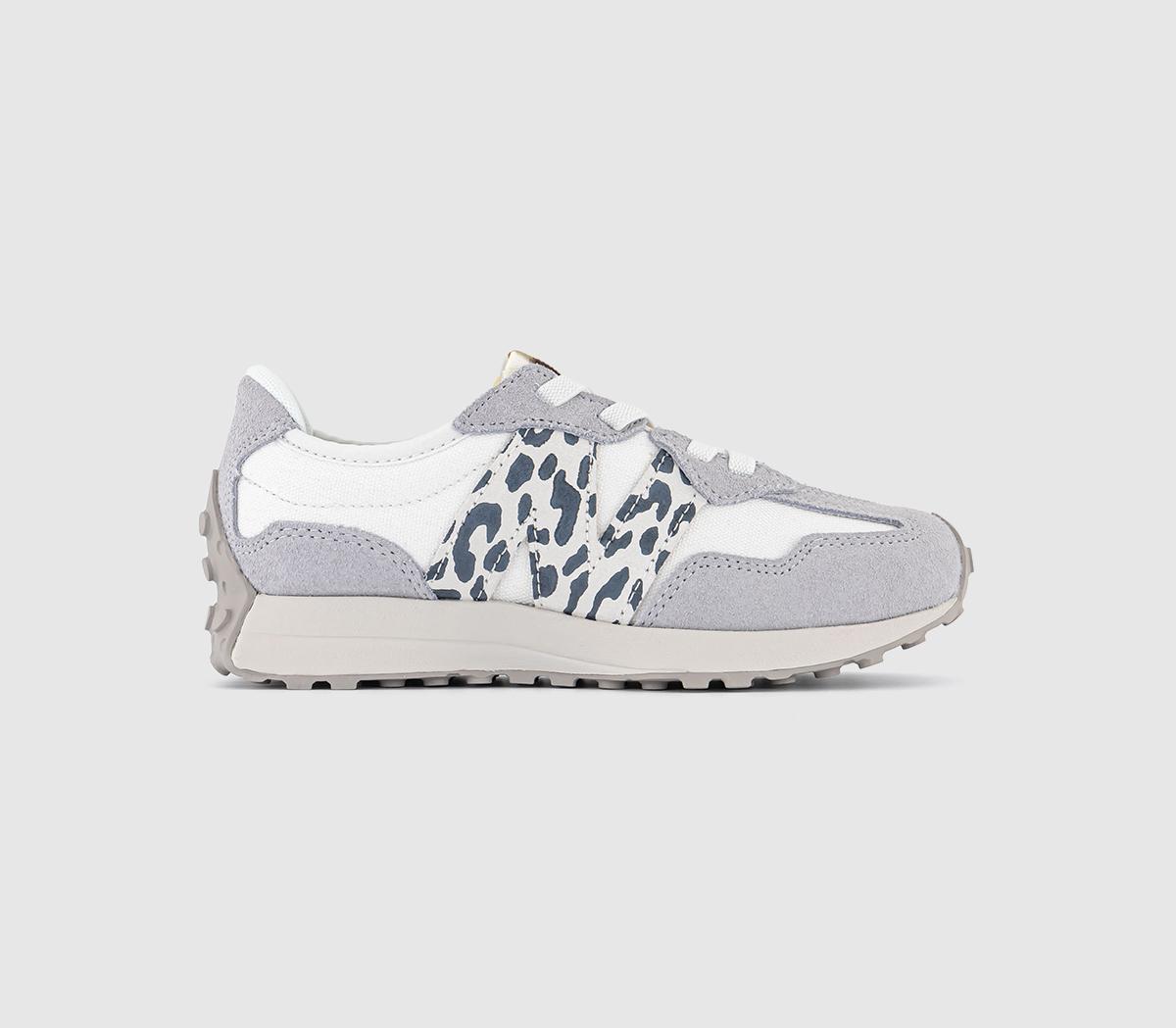 New Balance 327 Kids Trainers Raincloud Leopard - Unisex
