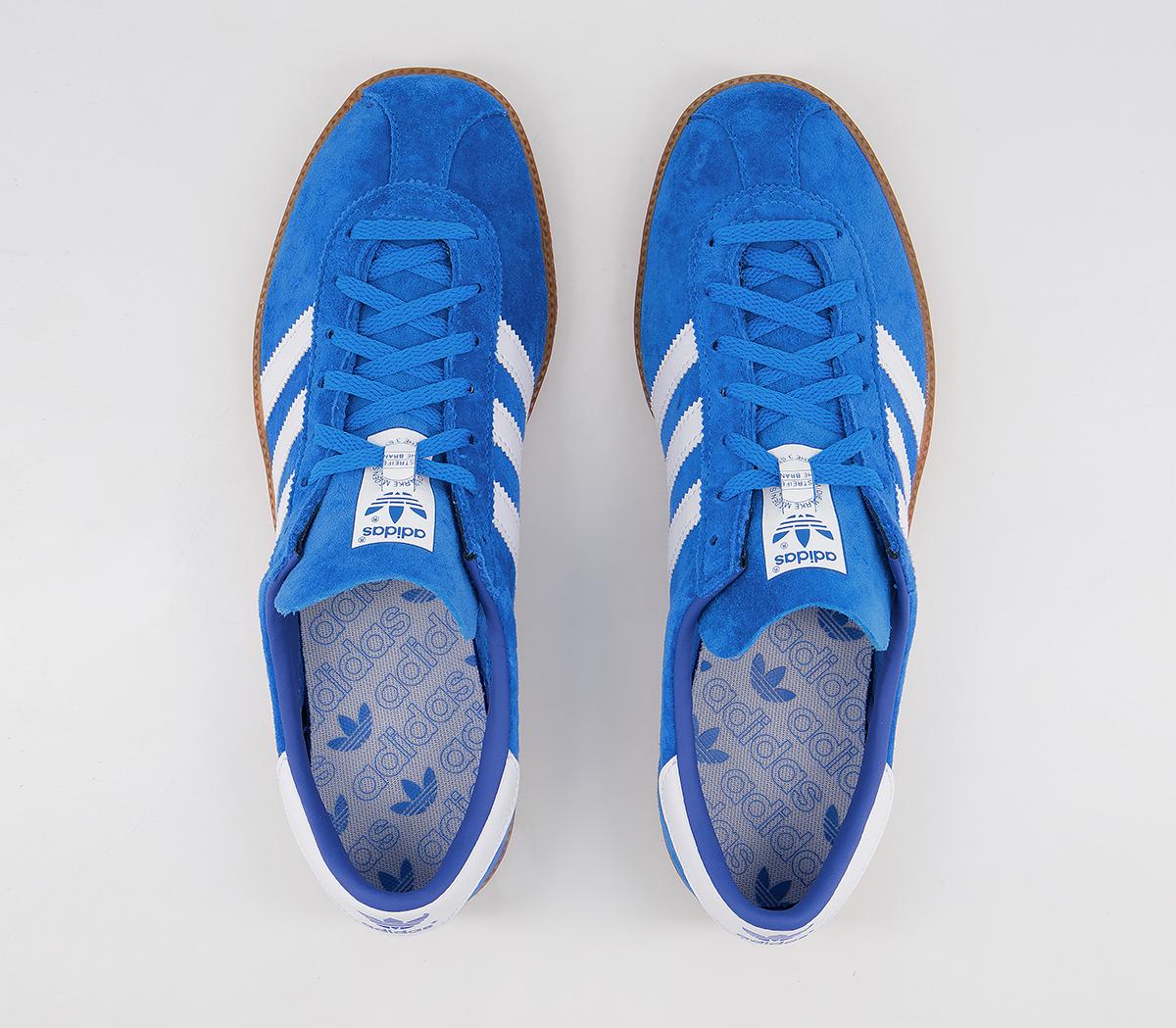 adidas Bleu Trainers Bright Blue White - Men's Terrace Trainers