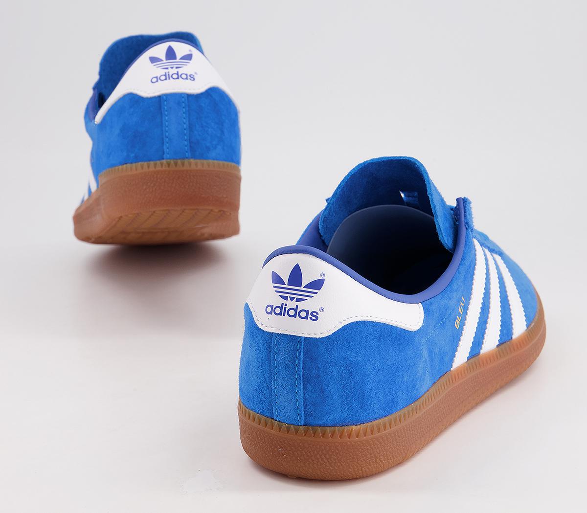 adidas Bleu Trainers Bright Blue White - Men's Terrace Trainers