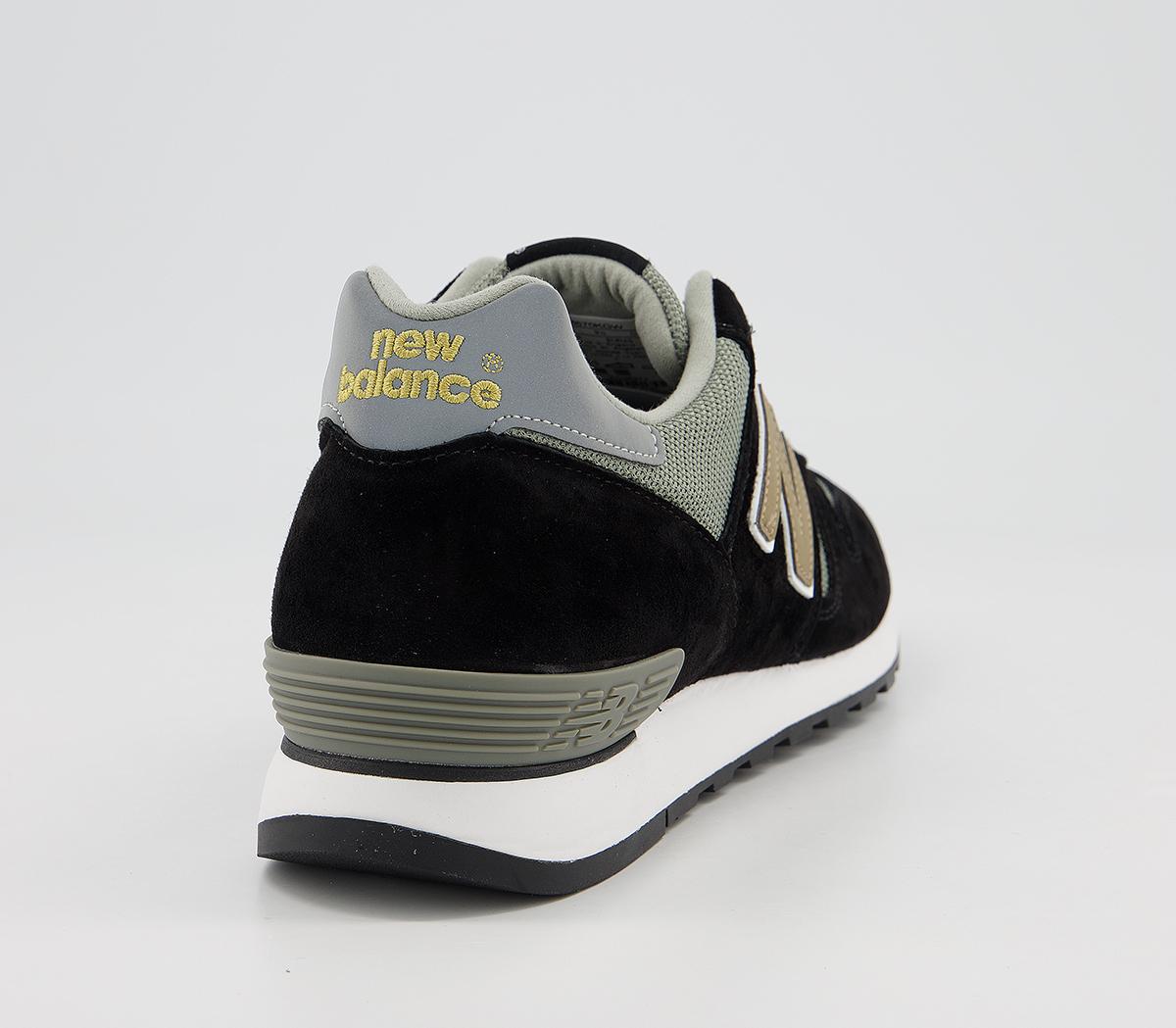 New Balance M670 Trainers Miuk Black Grey - Men's Trainers