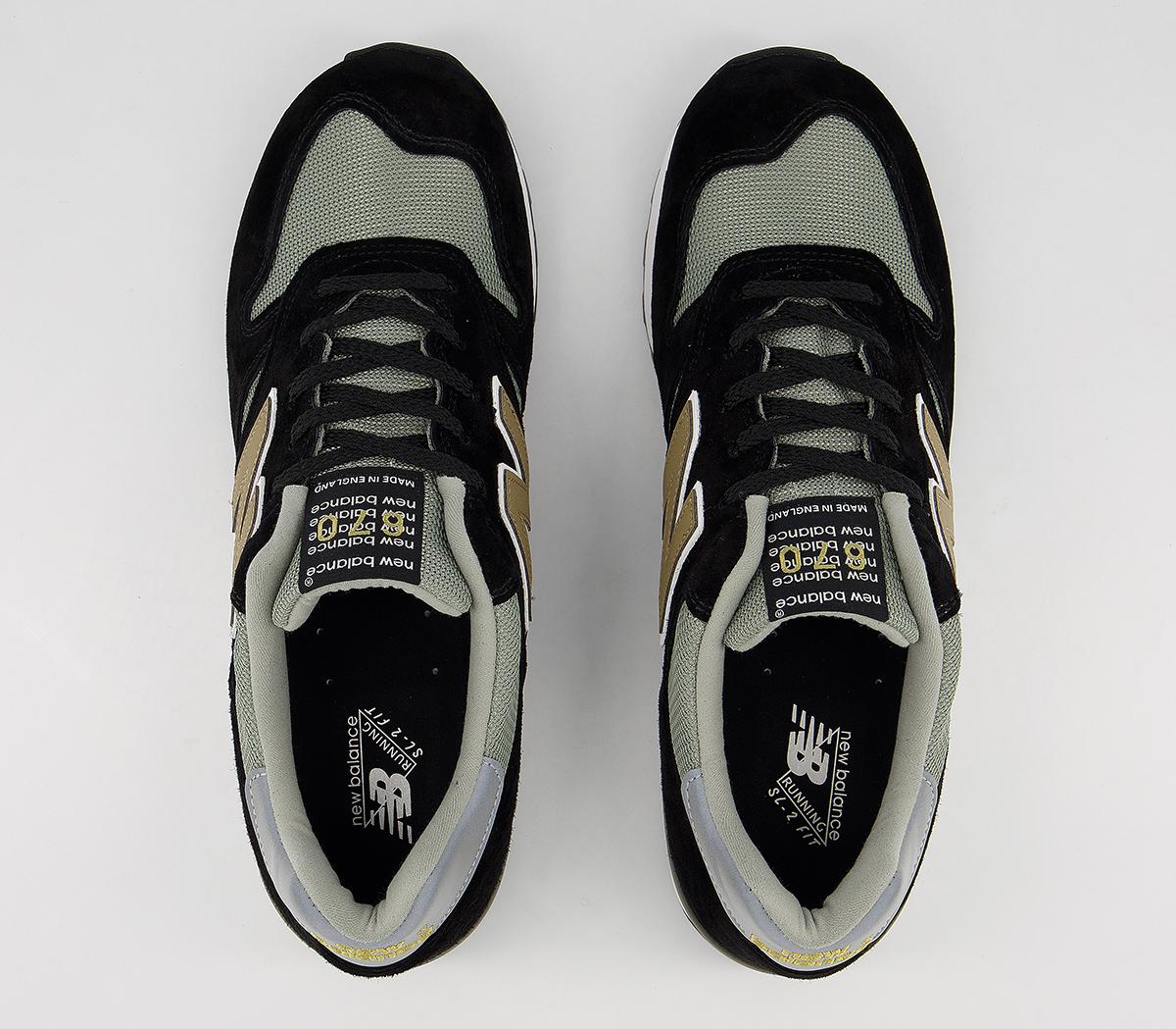 New Balance M670 Trainers Miuk Black Grey - Men's Trainers