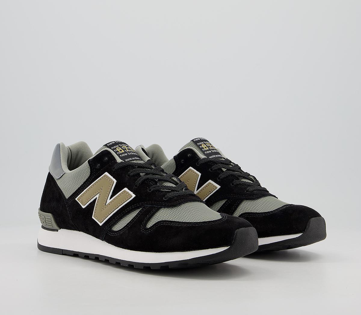 New Balance M670 Trainers Miuk Black Grey - Men's Trainers