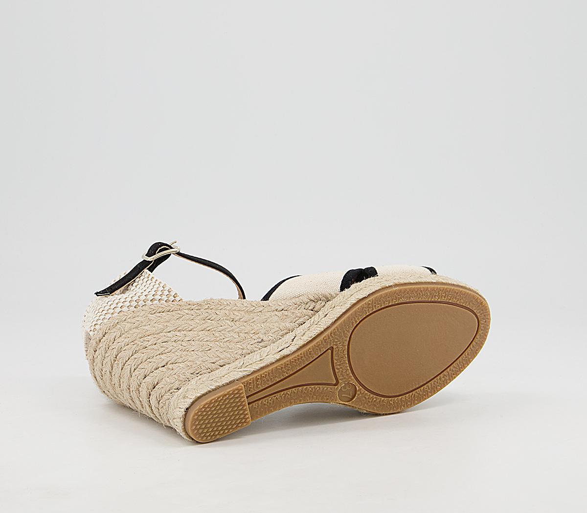 OFFICE Halsey Piped Espadrilles Cream Canvas - High Heels