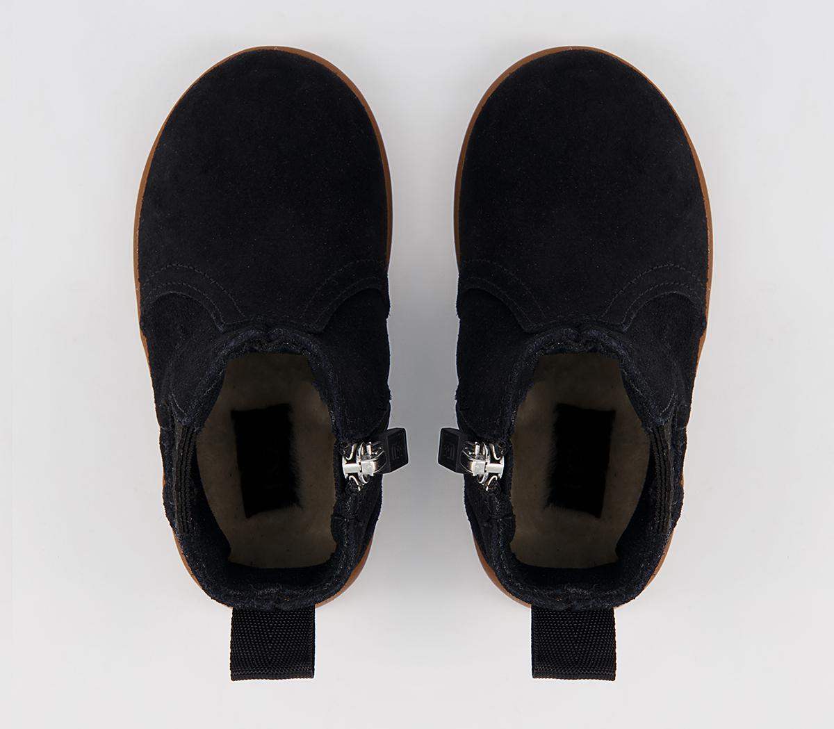 UGG Ryndon Infant Boots Black Suede - Kids Boots