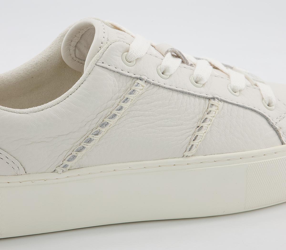 UGG Dinale Sneakers Coconut Milk Leather - Flat Shoes for Women