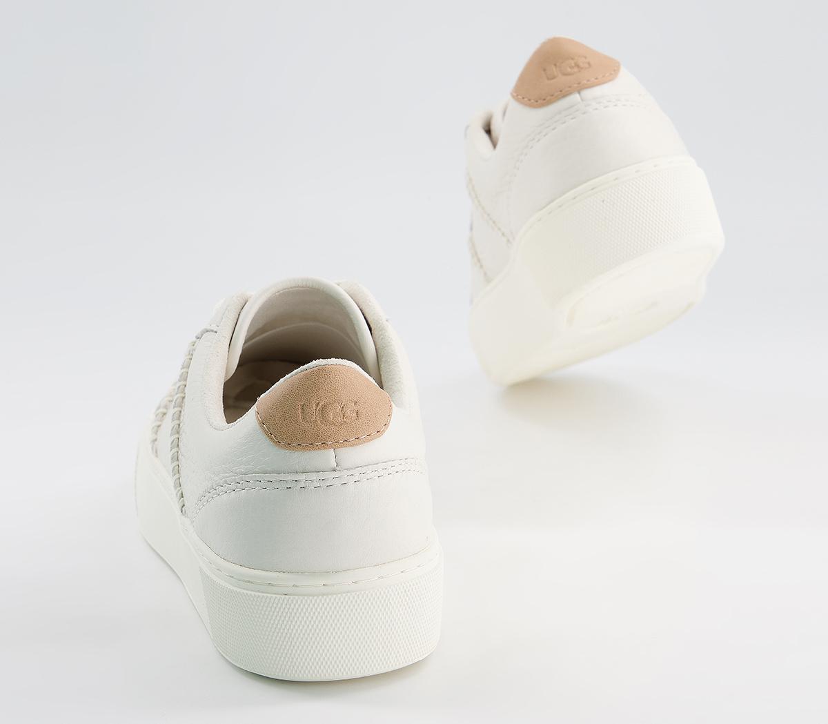 UGG Dinale Sneakers Coconut Milk Leather - Flat Shoes for Women