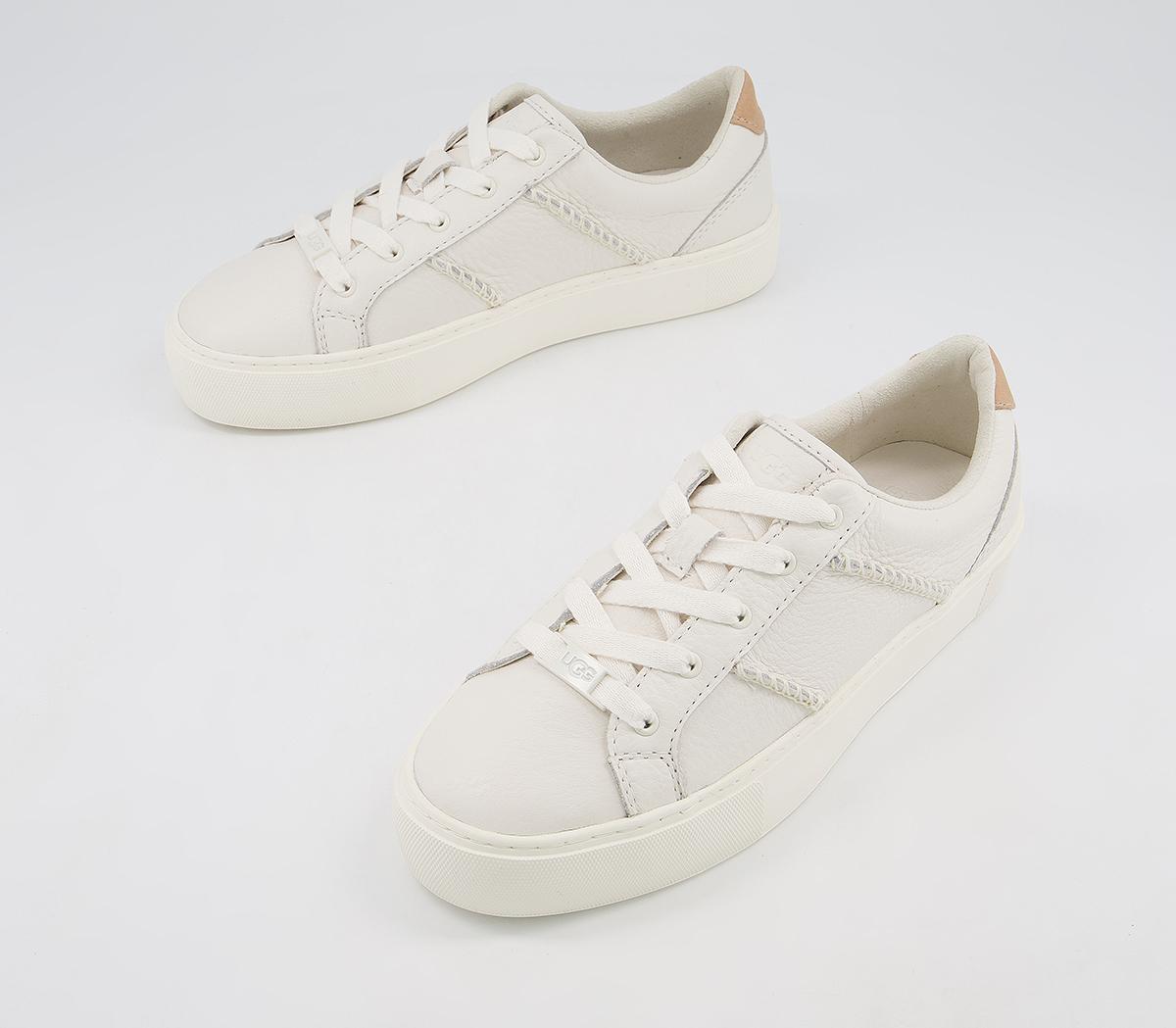 UGG Dinale Sneakers Coconut Milk Leather - Flat Shoes for Women