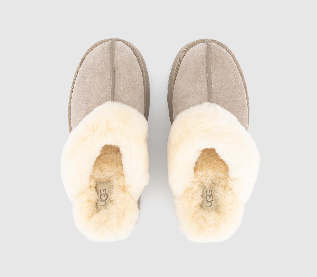 UGG Disquette Slippers Putty - Flat Shoes for Women