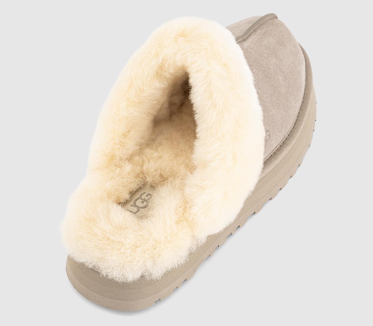 UGG Disquette Slippers Putty - Flat Shoes for Women