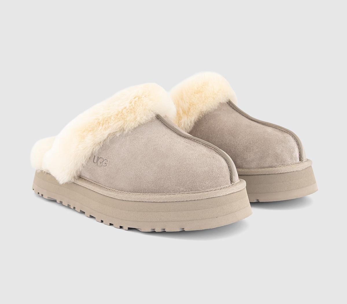 UGG Disquette Slippers Putty - Flat Shoes for Women