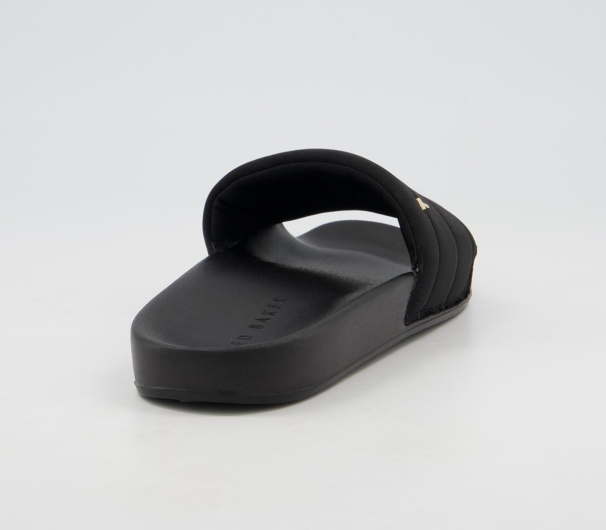 Ted Baker Paada Slides Black - Women’s Sandals