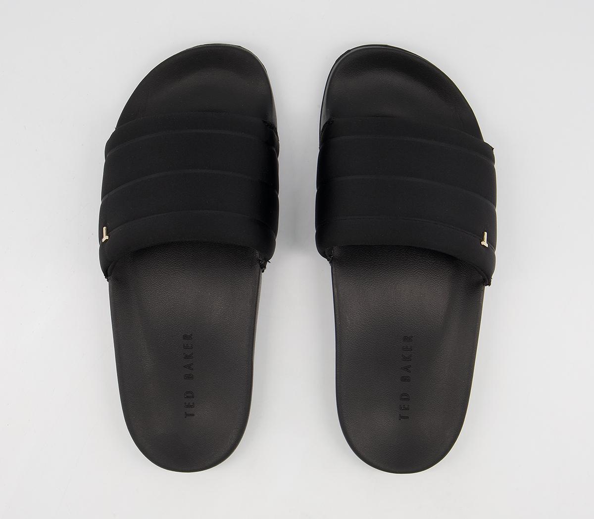 Ted Baker Paada Slides Black - Women’s Sandals