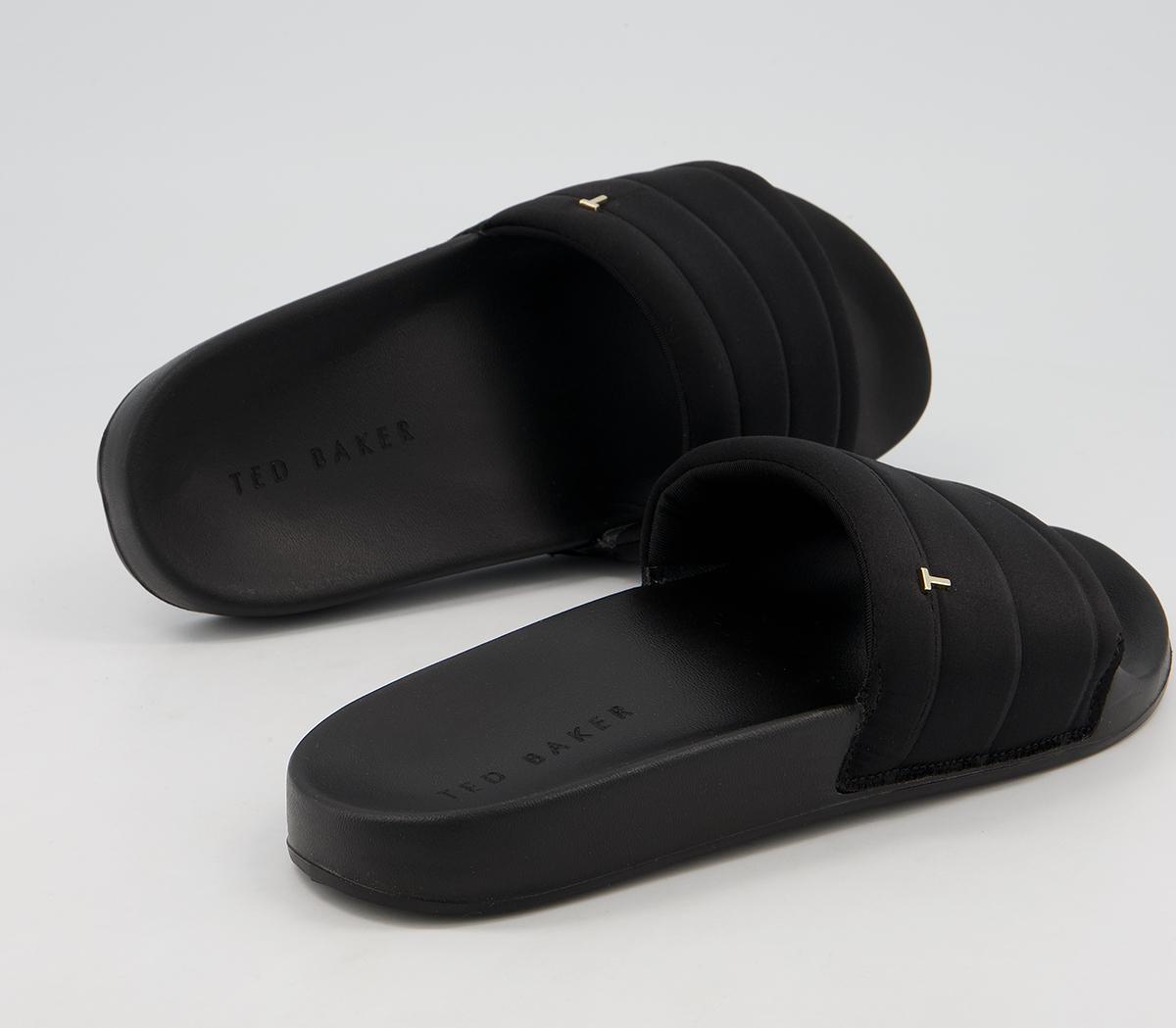 Ted Baker Paada Slides Black - Women’s Sandals