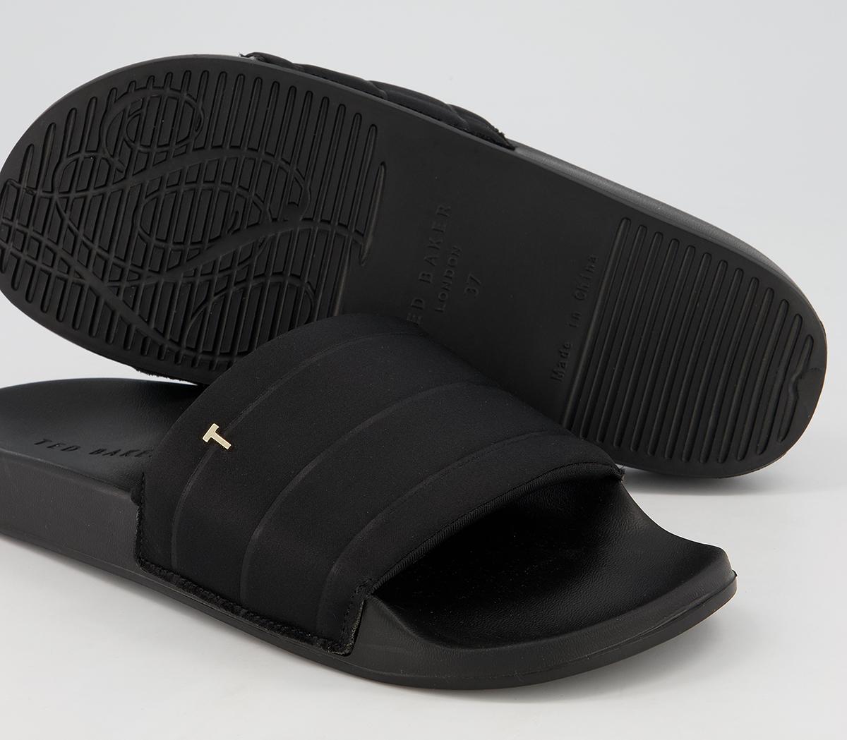 Ted Baker Paada Slides Black - Women’s Sandals