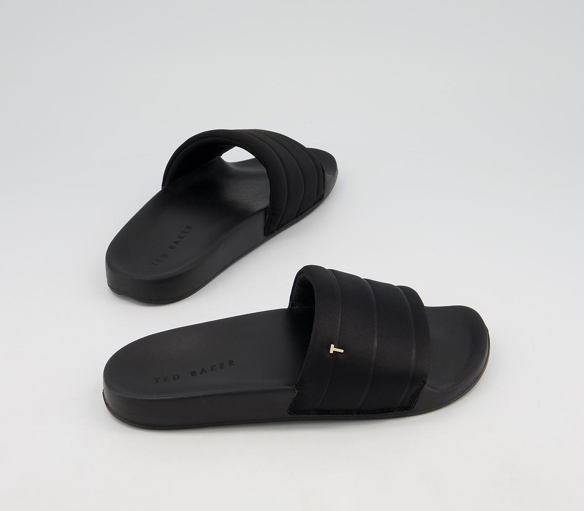 Ted Baker Paada Slides Black - Women’s Sandals