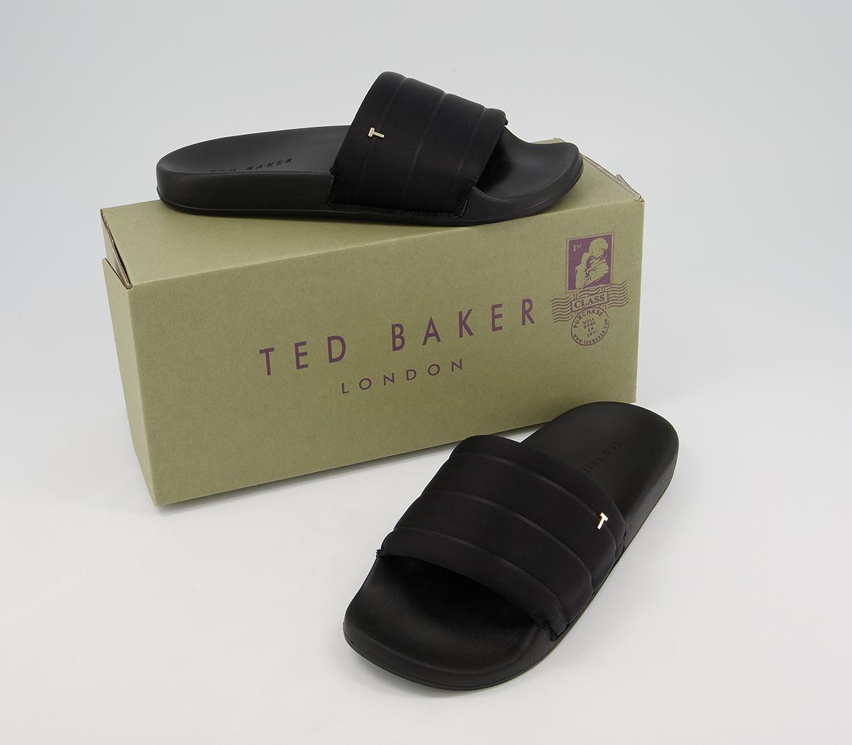 Ted Baker Paada Slides Black - Women’s Sandals