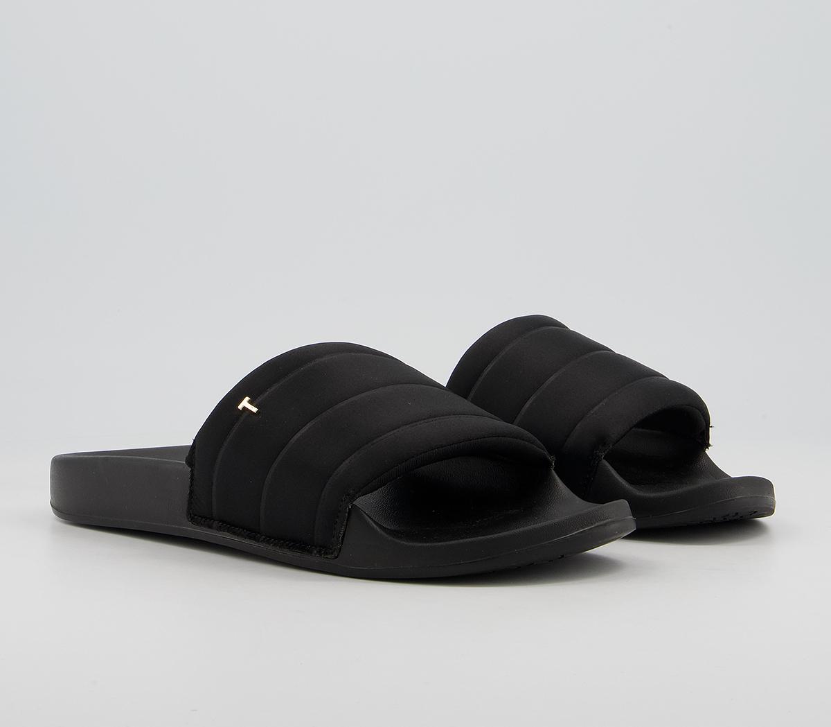 Ted Baker Paada Slides Black - Women’s Sandals