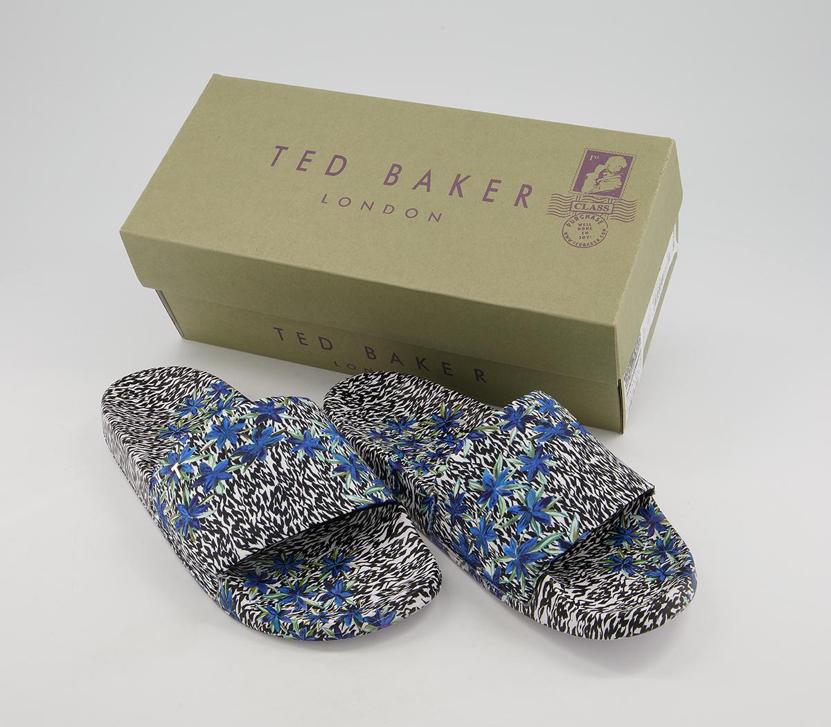Ted Baker Paada Sliders Black Multi - Women’s Sandals
