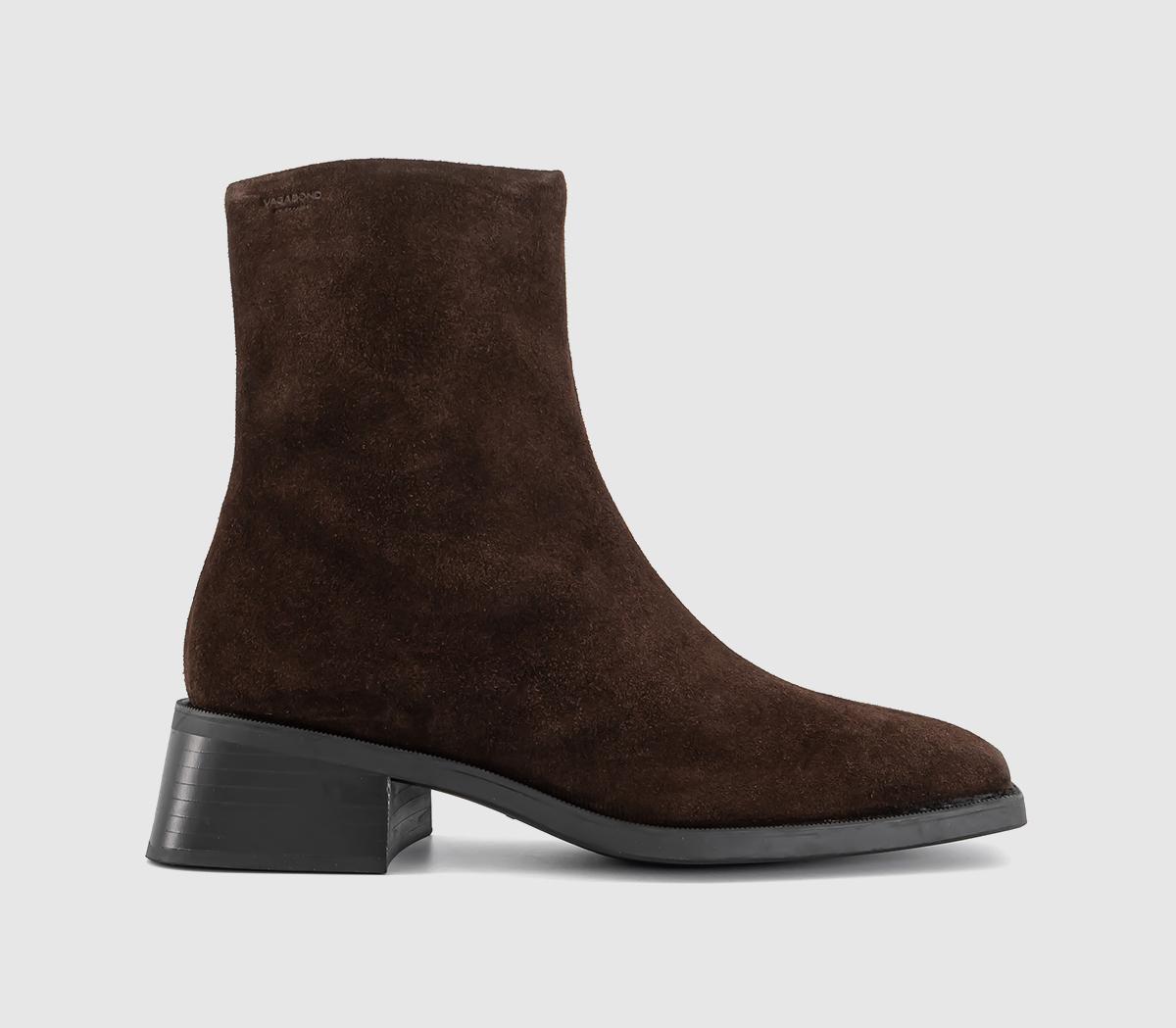 Vagabond Shoemakers Blanca Ankle Boots Java Suede - Women's Ankle Boots