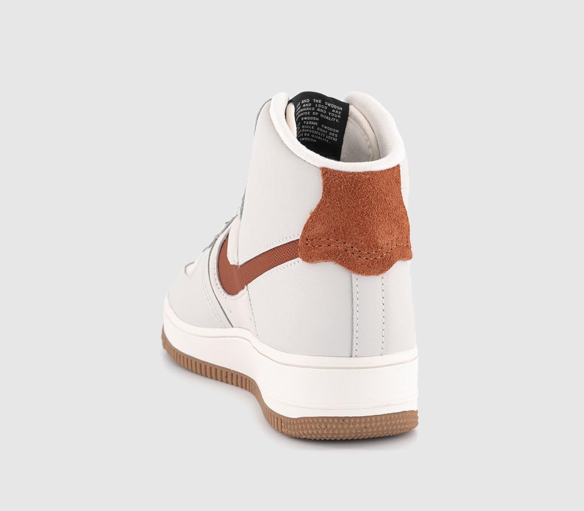 Nike Af1 Sculpt Trainers Phantom Rugged Orange Gum Med Brown - Unisex ...