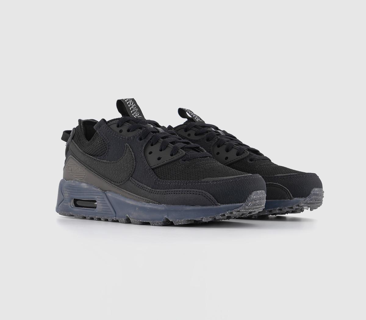 Nike Air Max Terrascape 90 Trainers Black Black Black Black - Men's ...