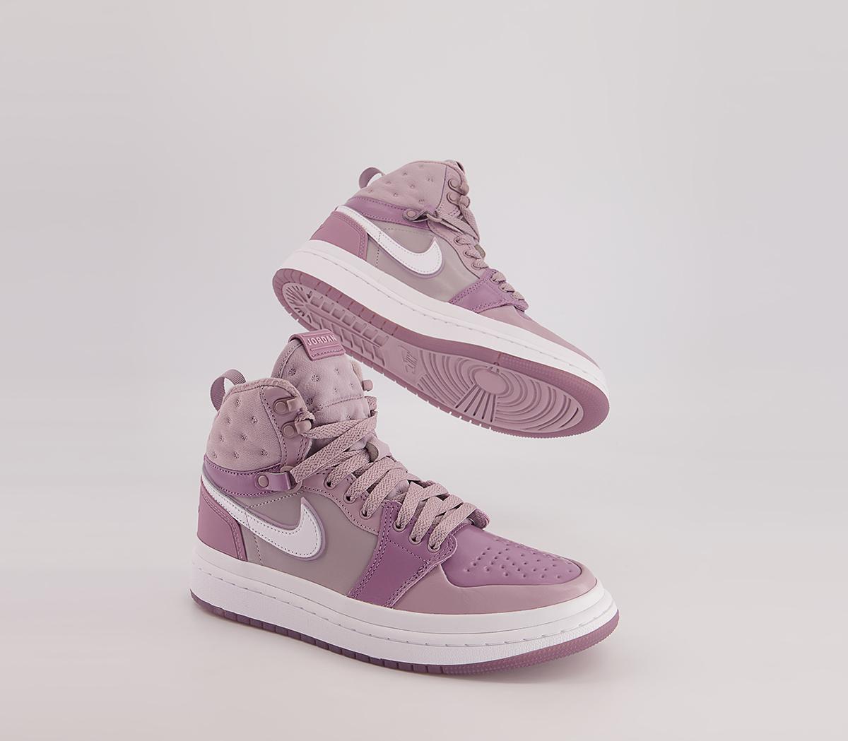 Jordan Air Jordan 1 Acclimate Trainers Plum Fog White Amethyst Wave ...