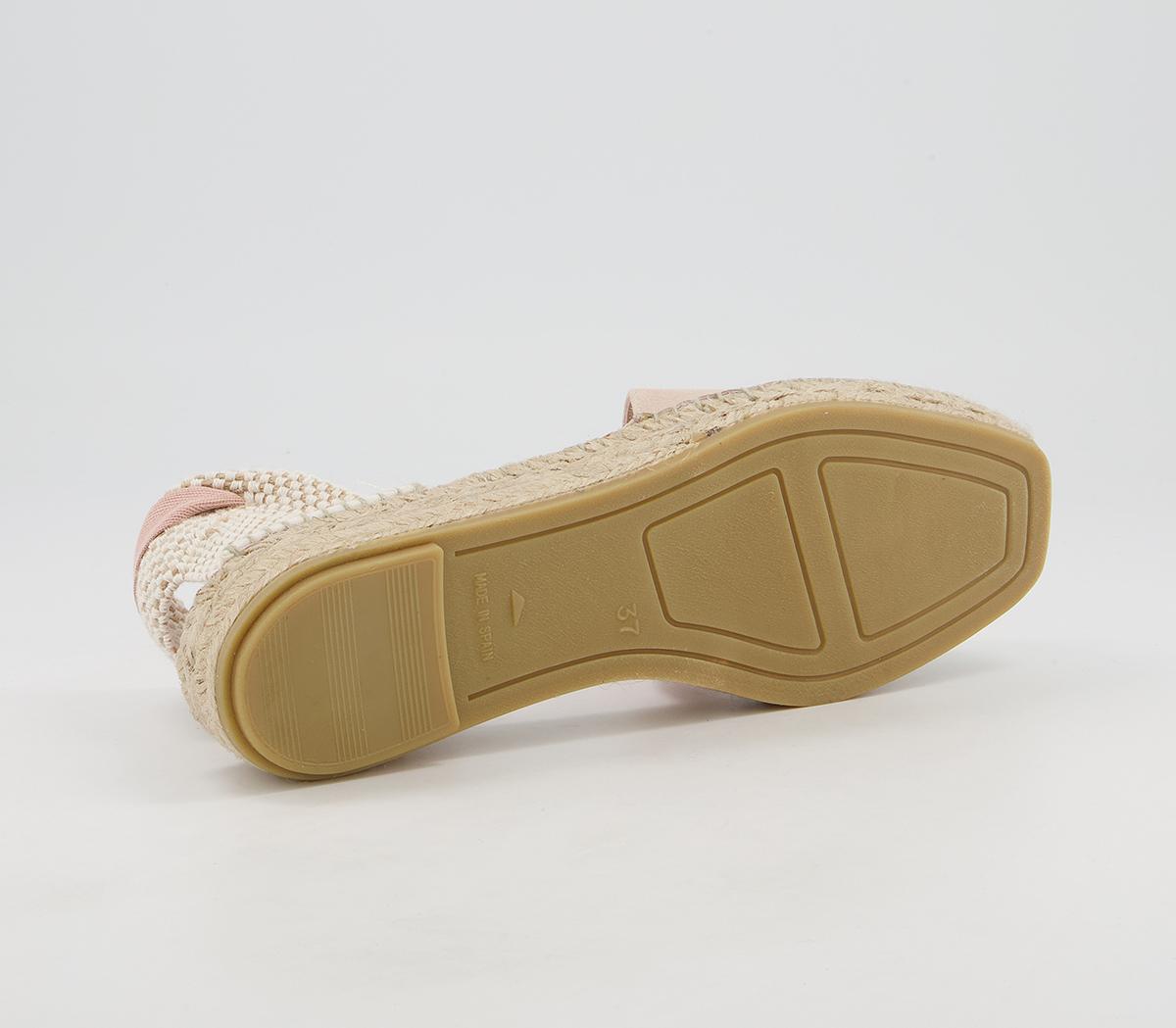 Gaimo for OFFICE Verbena Ankle Tie Espadrilles Pink Suede - Flat Shoes ...