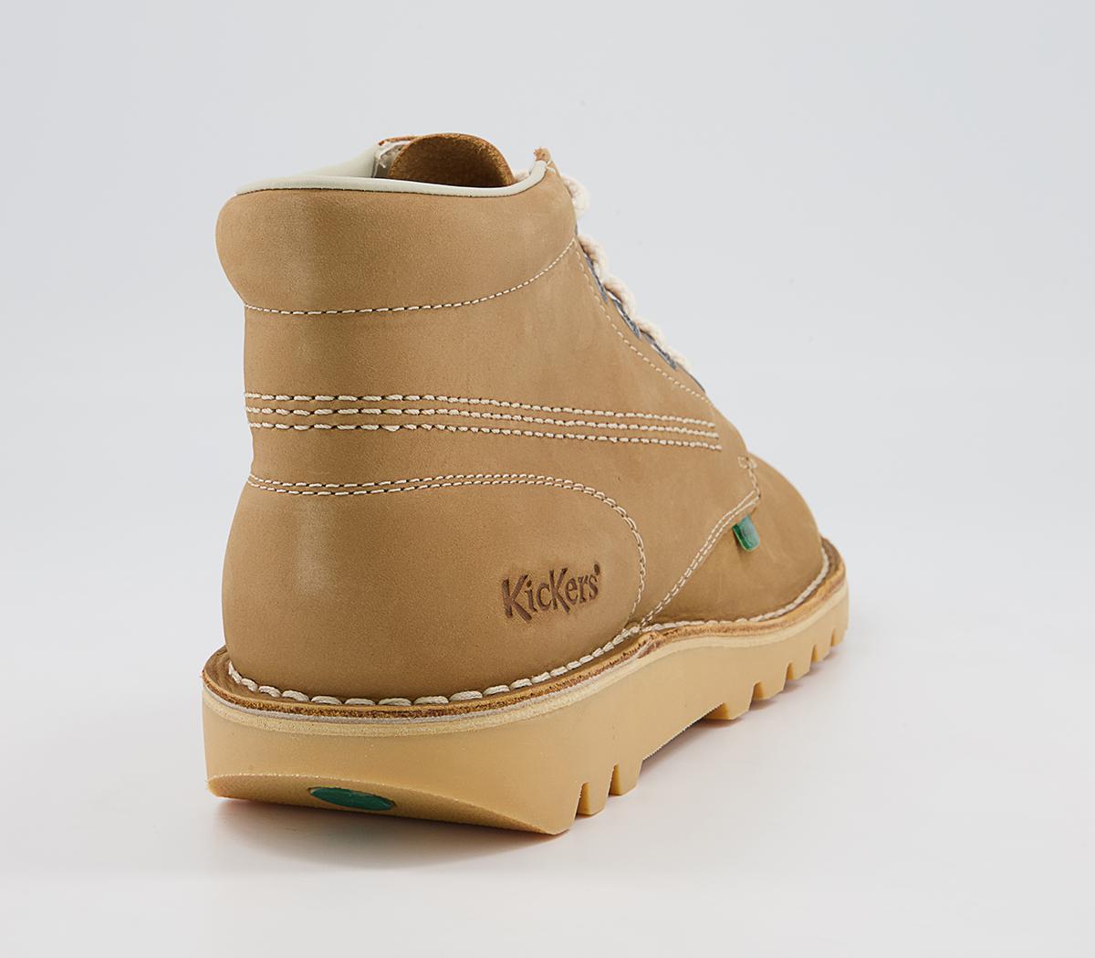 Kickers Kick Hi Boots M Tan Lt Cream - Men’s Boots