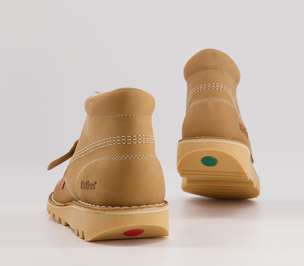 Kickers Kick Hi Boots M Tan Lt Cream - Men’s Boots