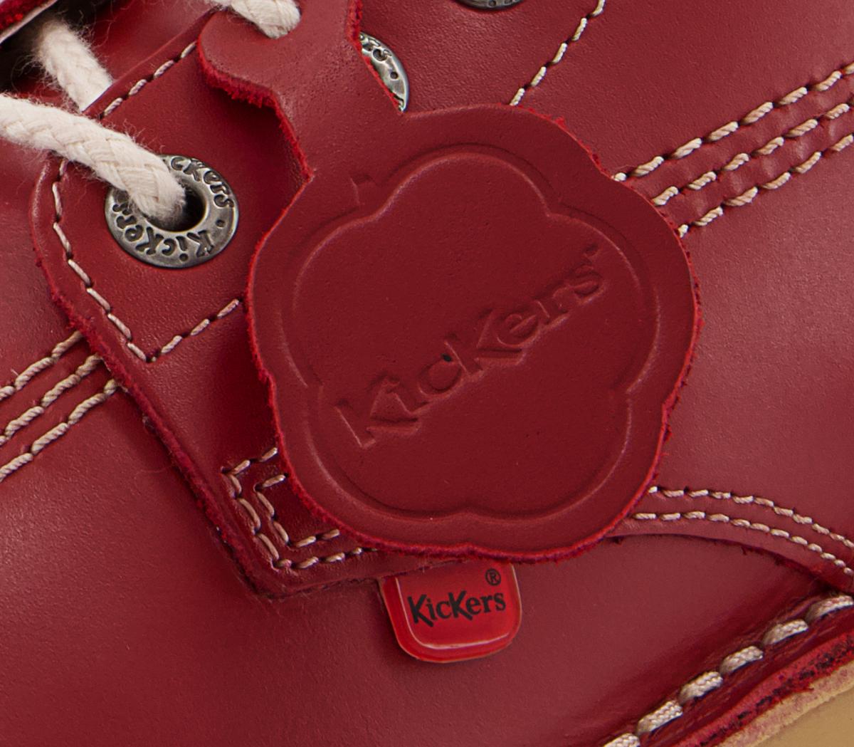 Kickers Kick Hi Boots M Red Lt Cream - Men’s Boots