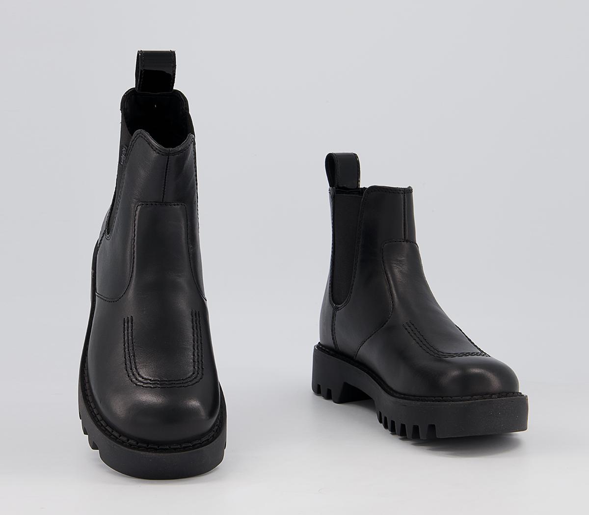 Kickers Kizziie Chelz Boots Black - Women's Chelsea Boots