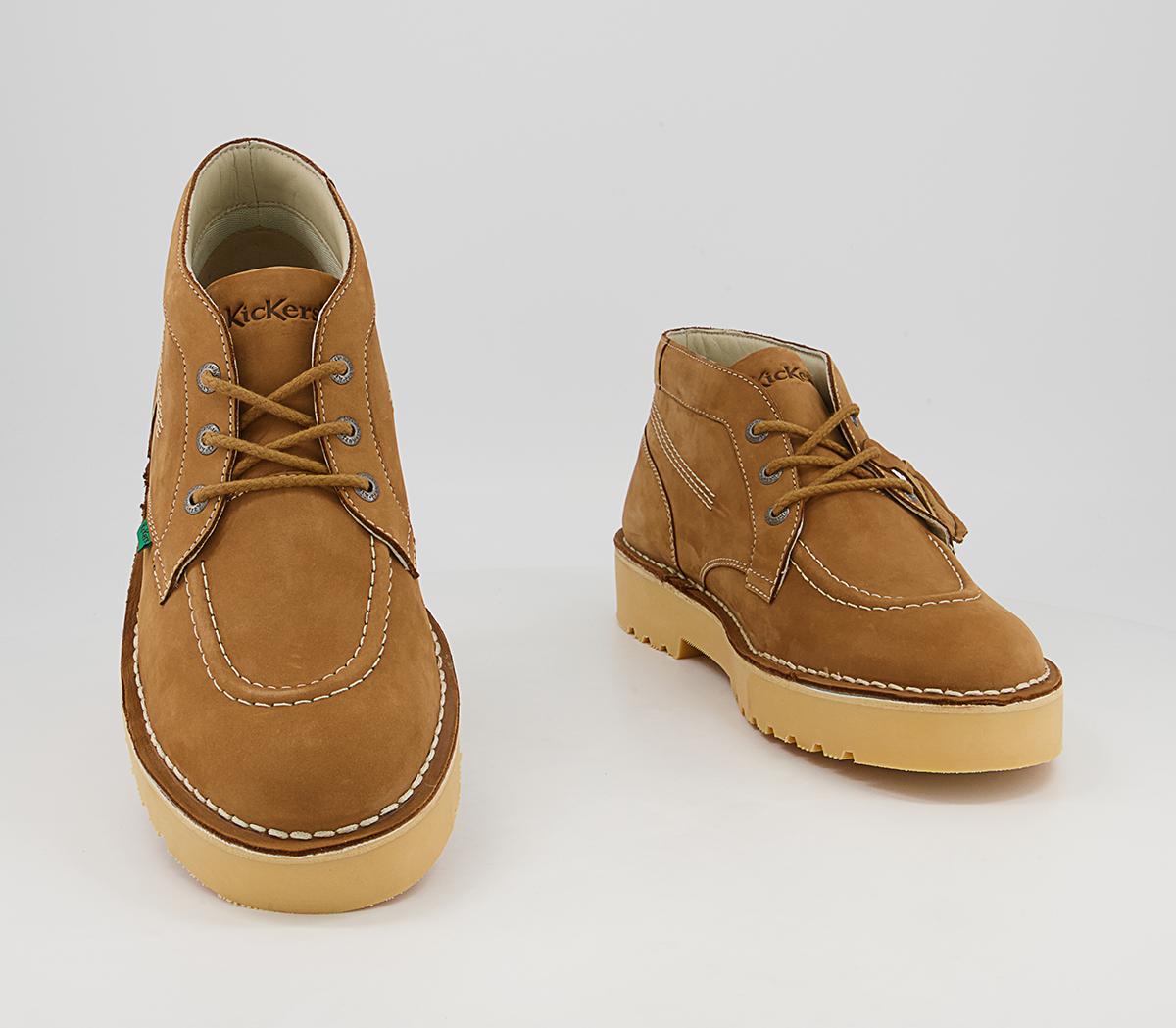 Kickers Daltrey Chuck Boots Light Tan - Men’s Boots