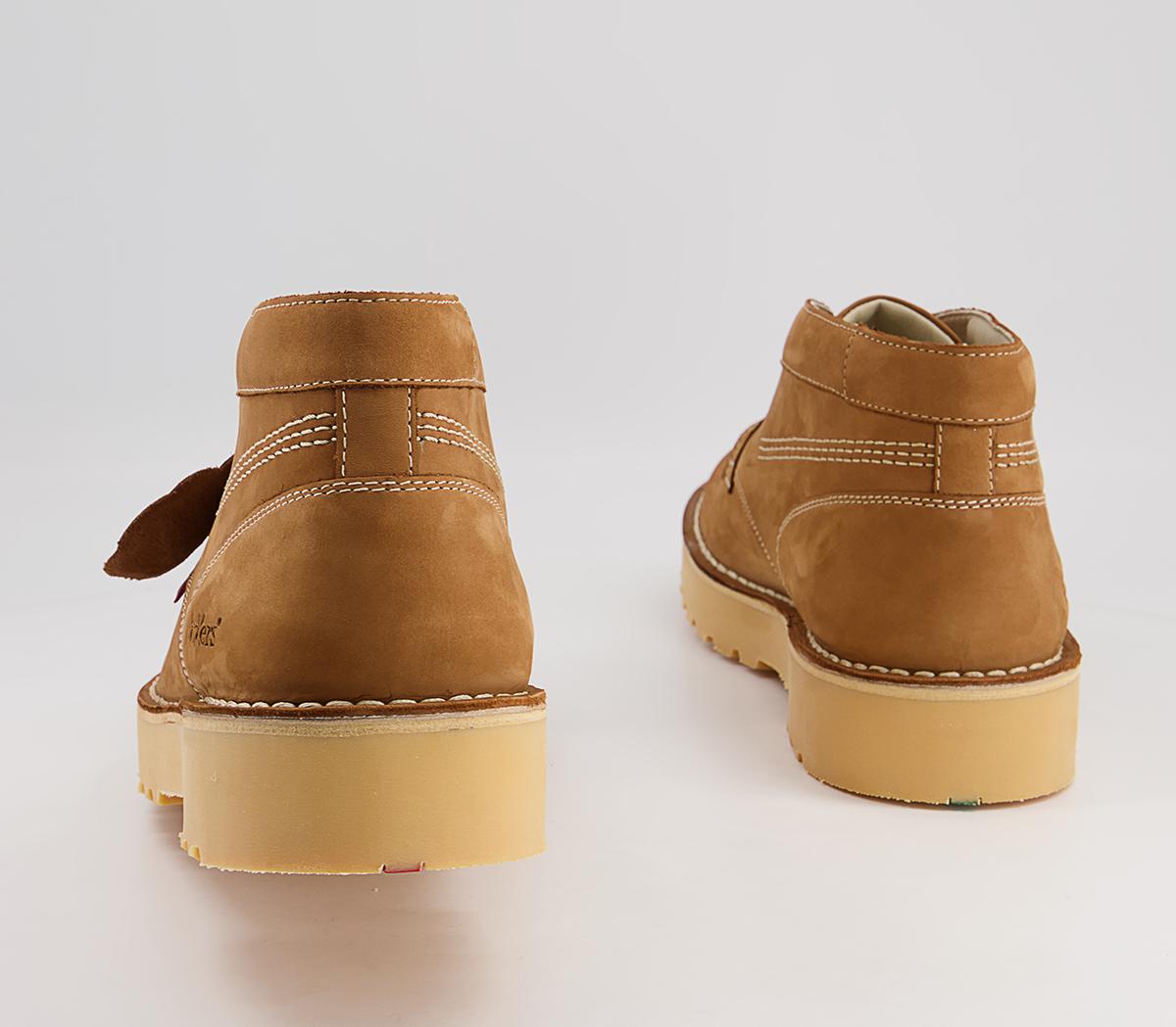 Kickers Daltrey Chuck Boots Light Tan - Men’s Boots