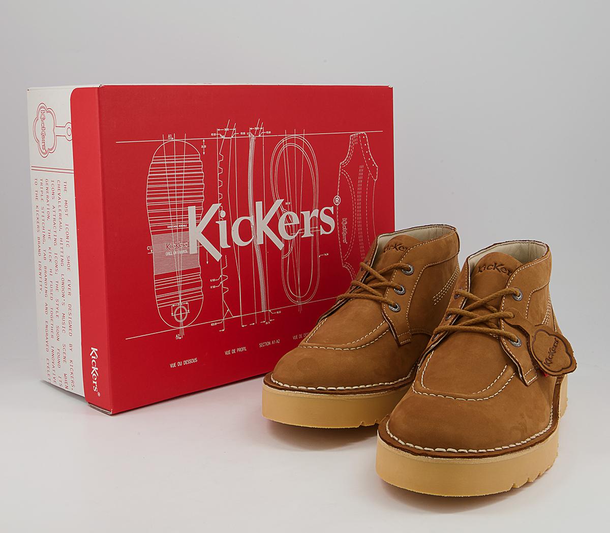 Kickers Daltrey Chuck Boots Light Tan - Men’s Boots