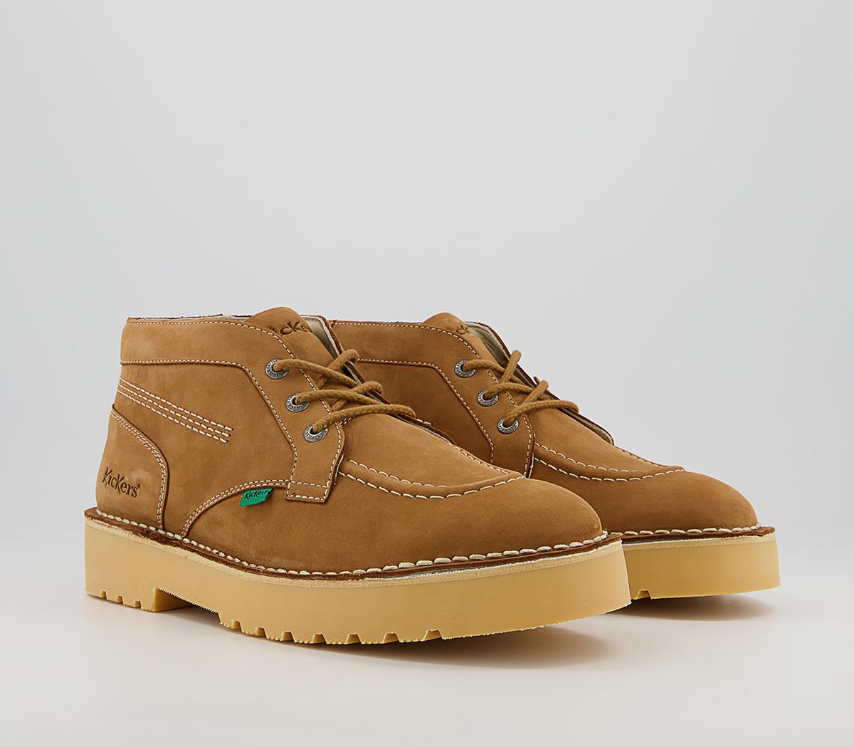 Kickers Daltrey Chuck Boots Light Tan - Men’s Boots