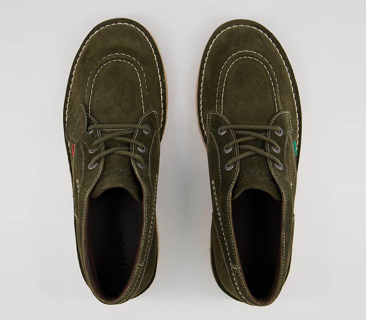 Kickers Daltrey Chuck Boots Green - Men’s Boots