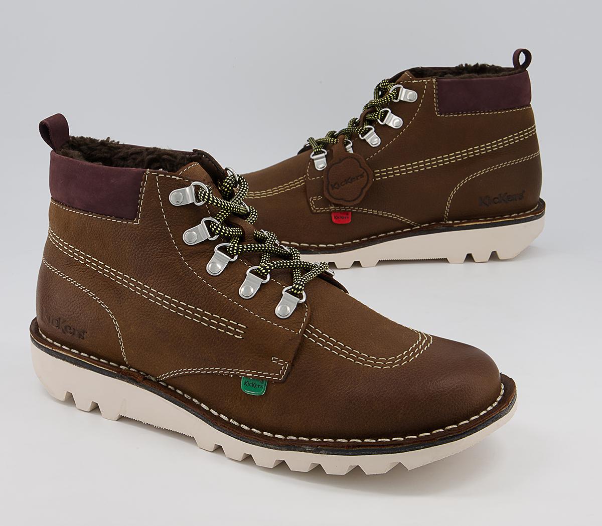 Kickers Kick Hi Winterised Boots Tan - Men’s Boots