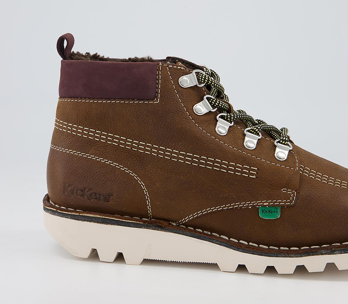 Kickers Kick Hi Winterised Boots Tan - Men’s Boots