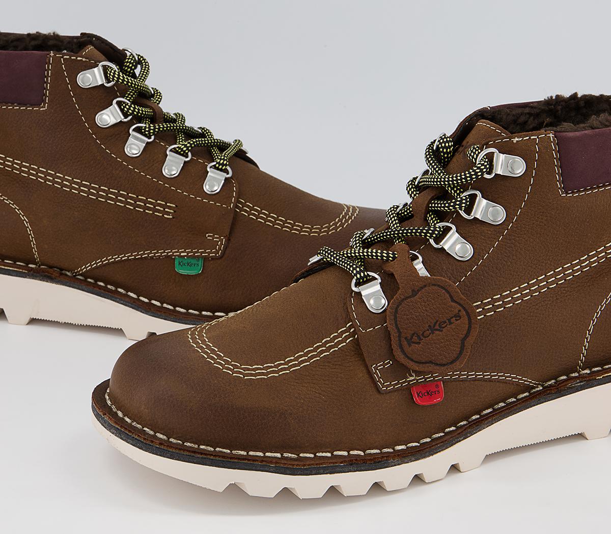 Kickers Kick Hi Winterised Boots Tan - Men’s Boots