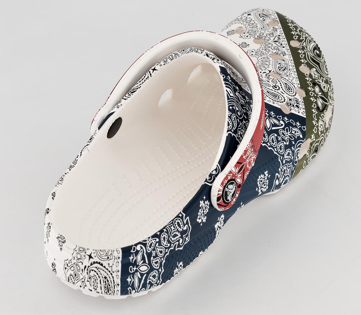 Crocs Classic Clogs Bandana Multi - Men's Casual Shoes