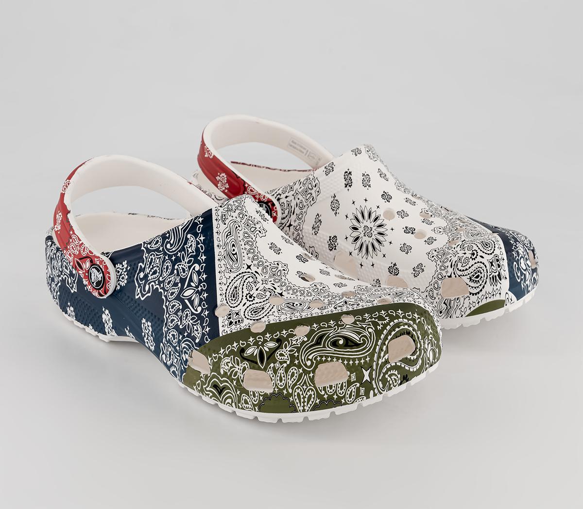 Crocs Classic Clogs Bandana Multi - Men's Casual Shoes