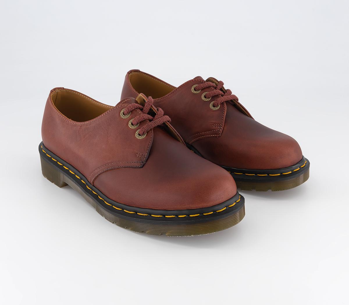 Dr. Martens 1461 3 Eye Shoe MIE Shoes Timber Brown Denver Veg Tan - Men's Casual Shoes