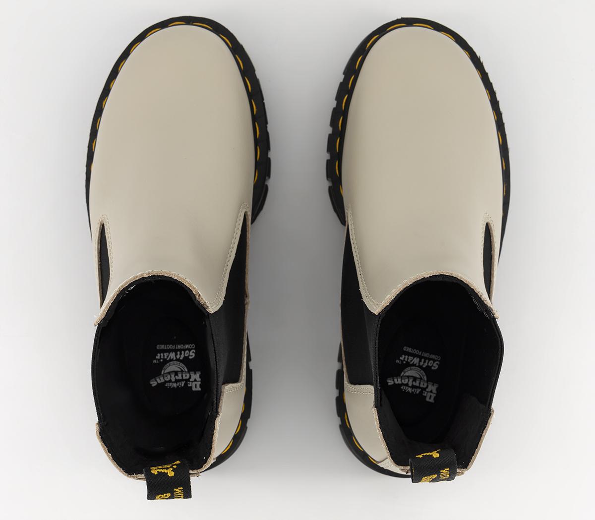 Dr. Martens Audrick Chelsea Boots Cobblestone Grey Nappa Lux - Women's ...