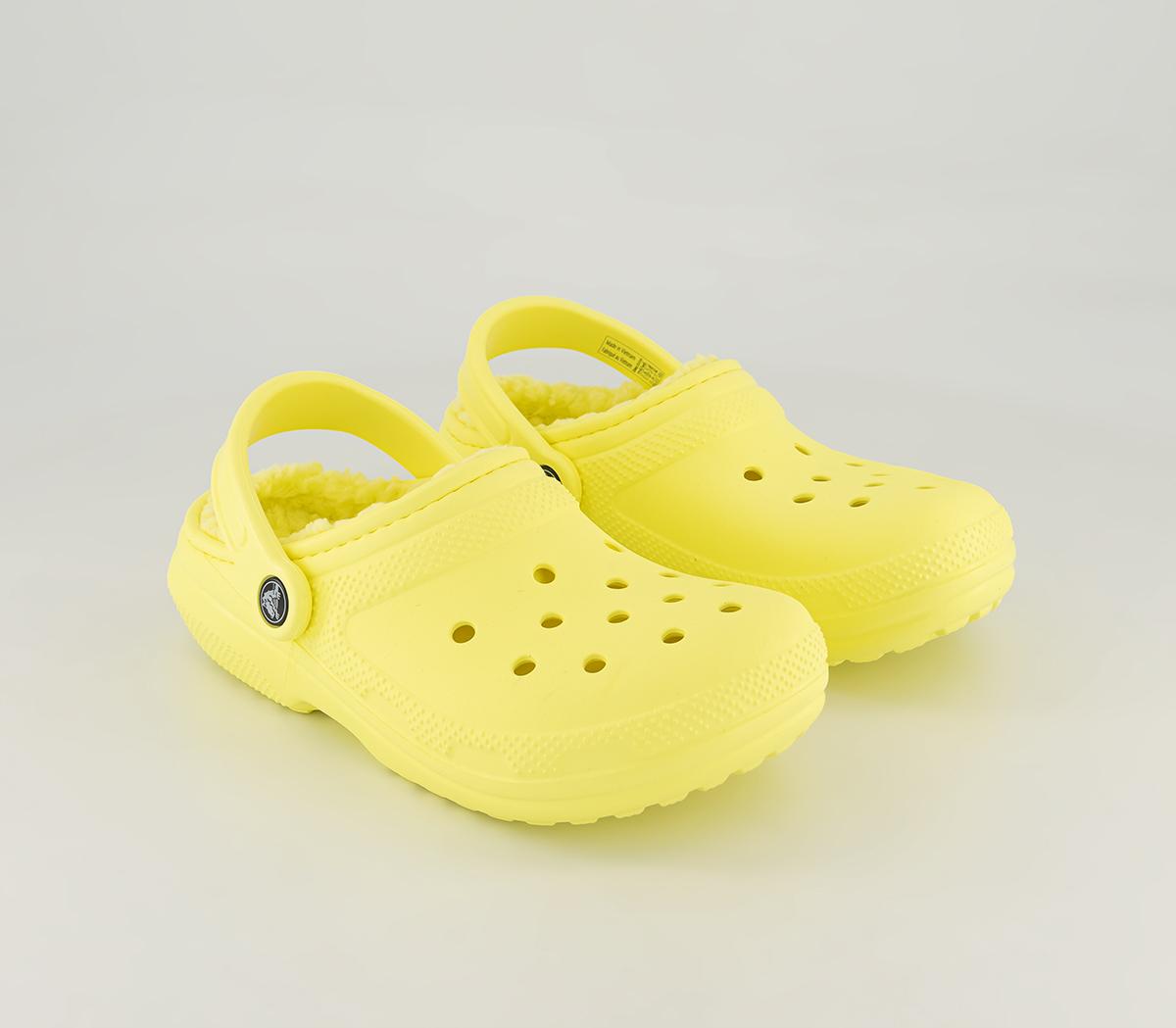 Crocs Classic Lined Crocs Sulphur - Flat Shoes for Women