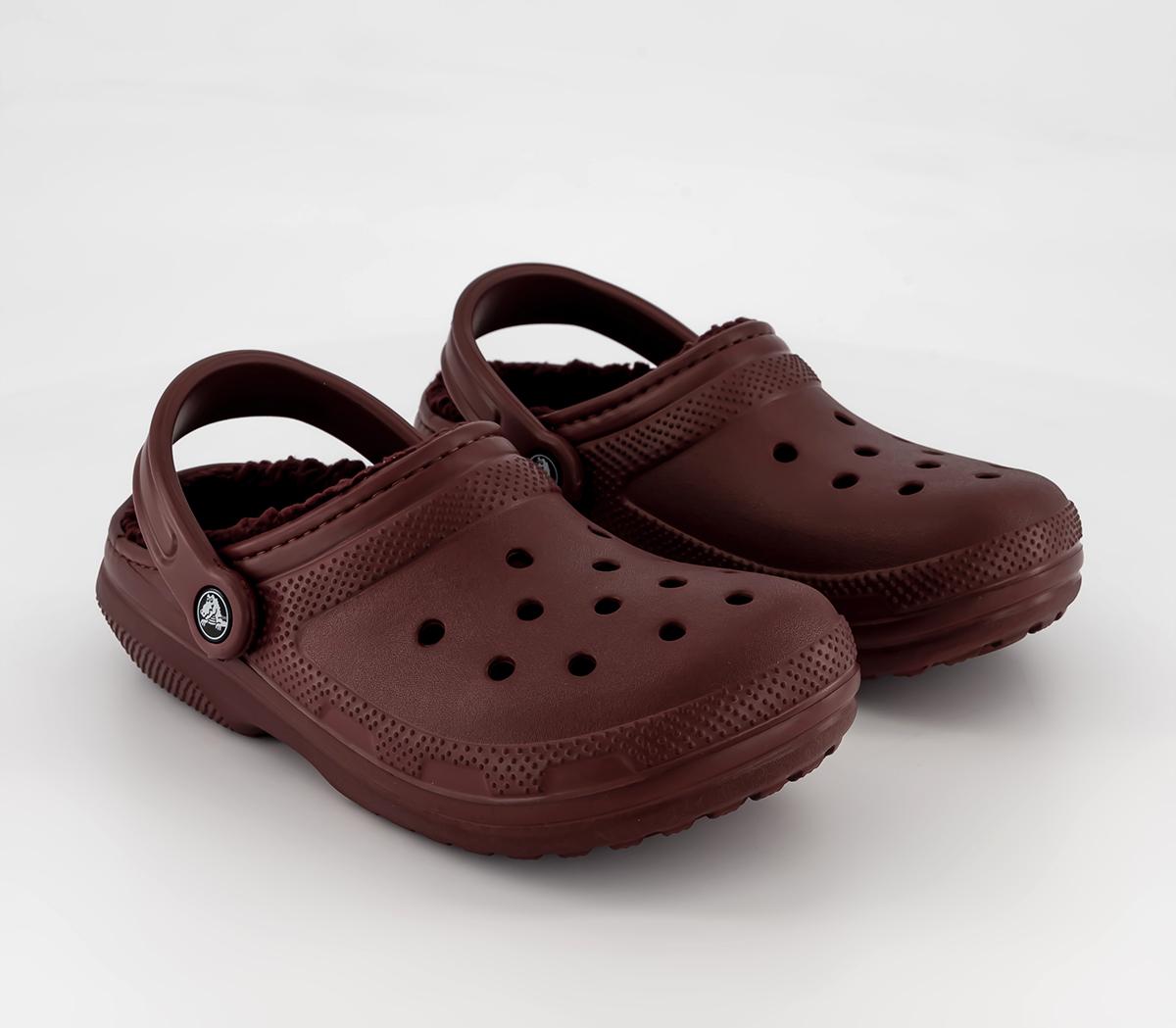 Crocs Classic Lined Crocs Garnet - Flat Shoes for Women