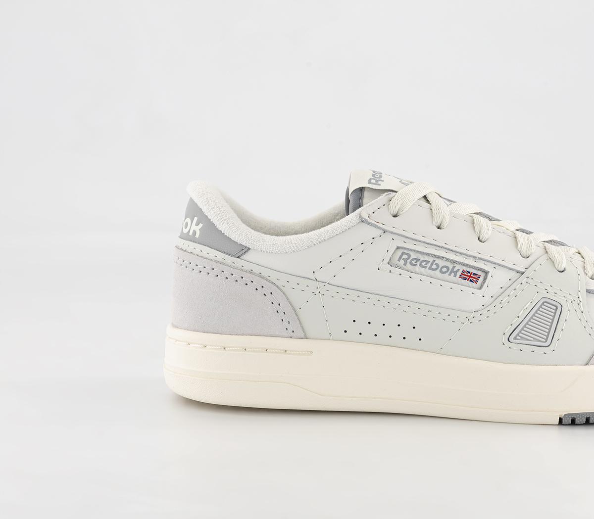 Reebok Lt Court Trainers Chalk Pure Grey 3 Cold Grey - Unisex Sports
