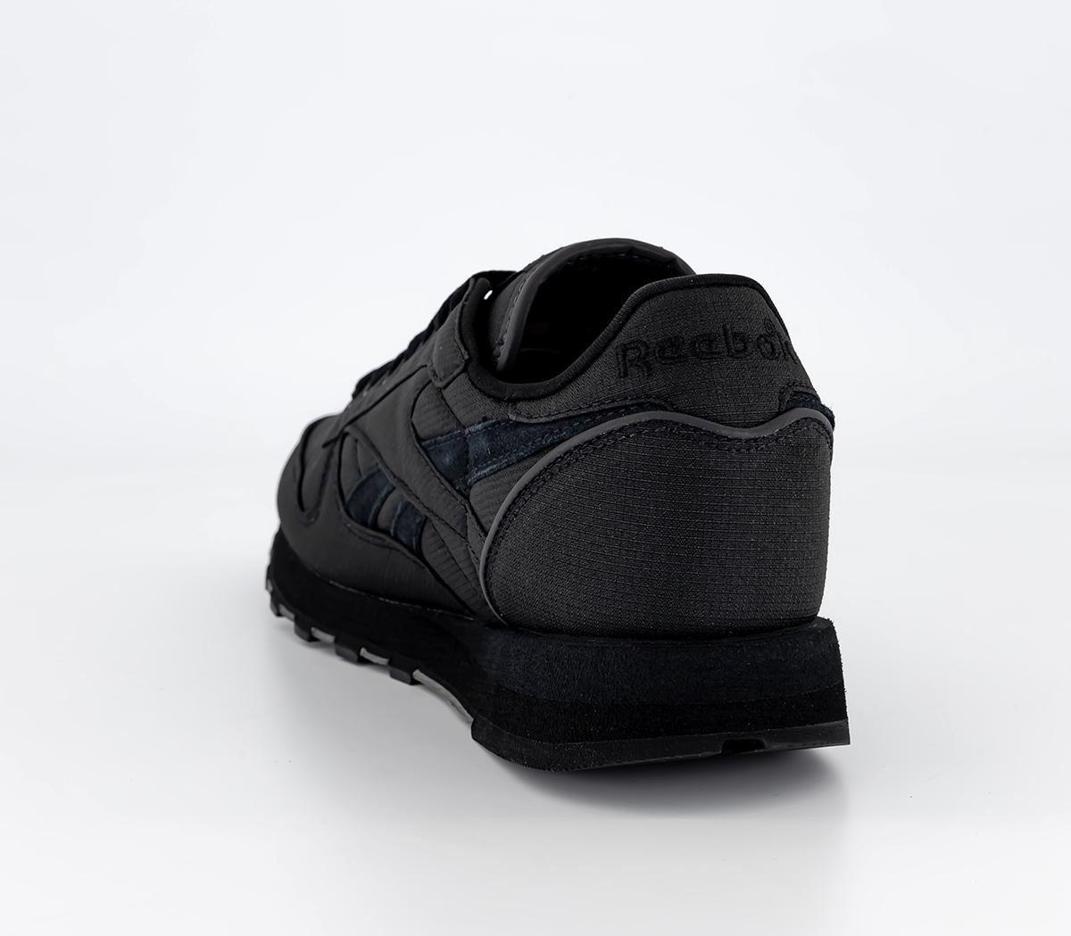 Reebok Classic Leather 1983 Vintage Trainers Maharishi Core Black Pure ...
