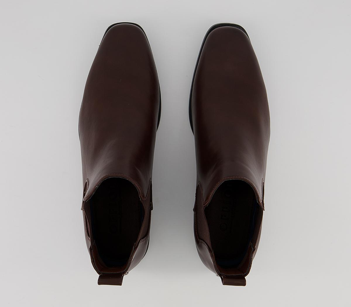 OFFICE Bexley Formal Chelsea Boots Brown - Men’s Boots