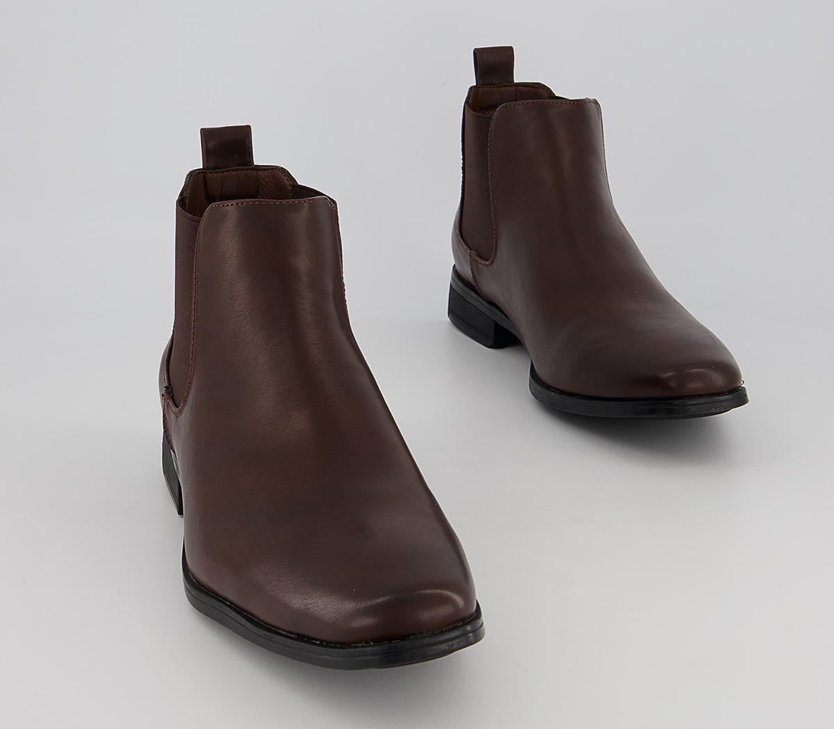 OFFICE Bexley Formal Chelsea Boots Brown - Men’s Boots