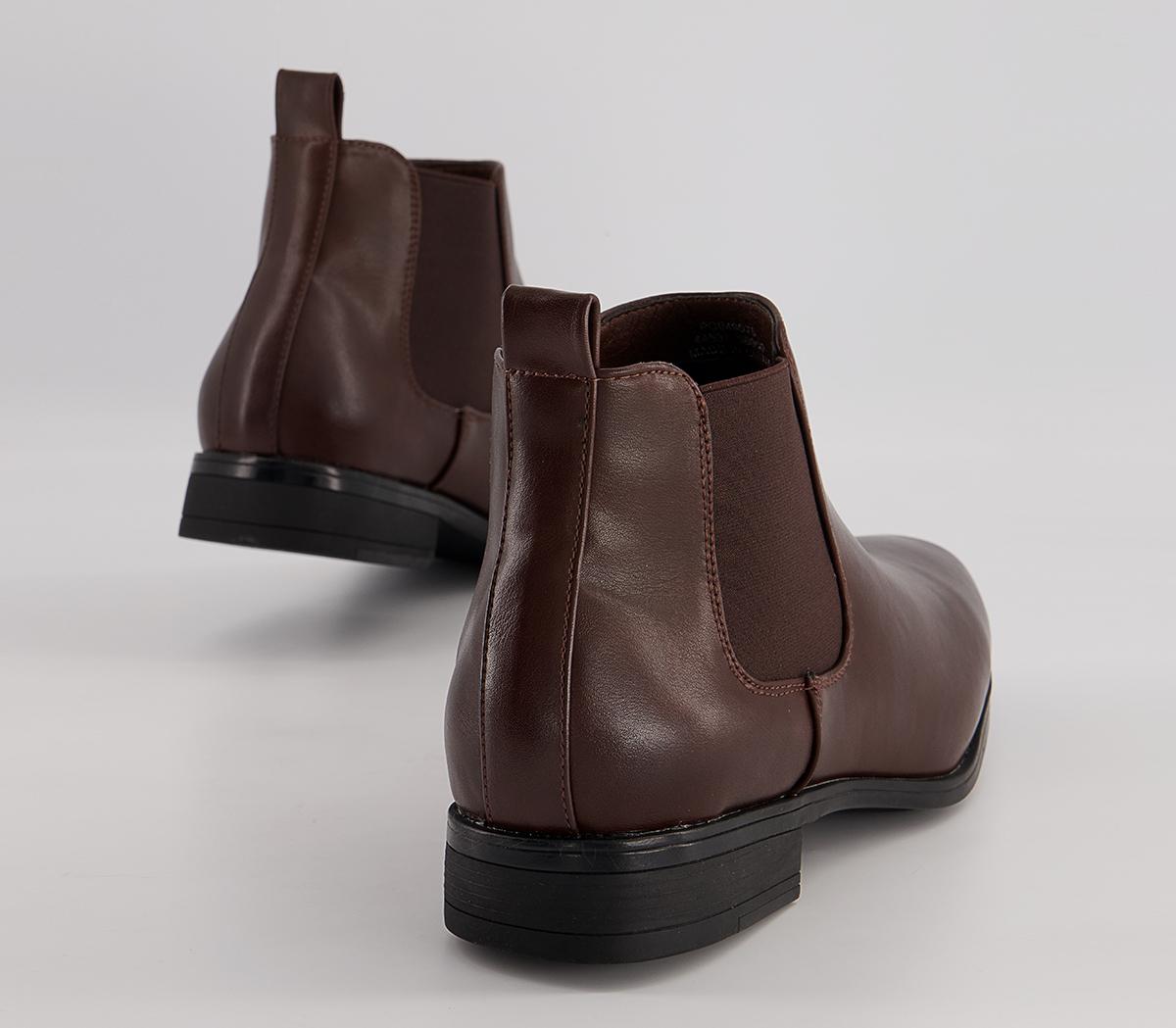OFFICE Bexley Formal Chelsea Boots Brown - Men’s Boots